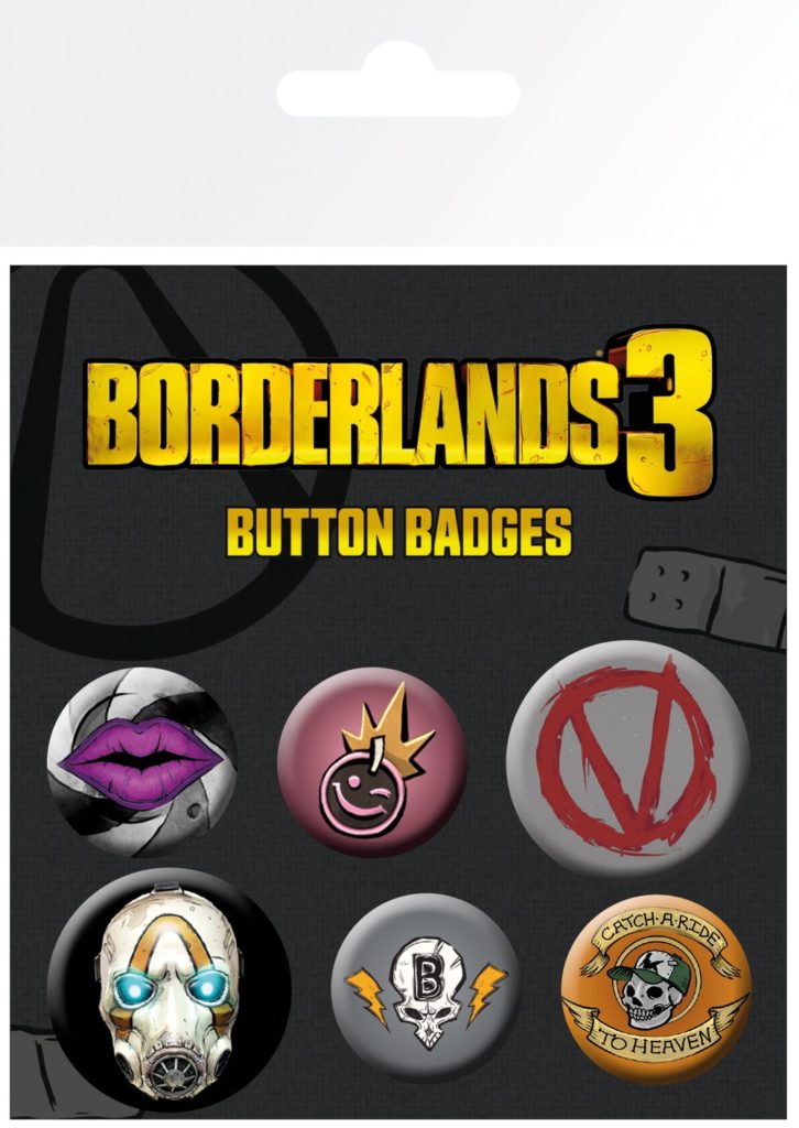 Borderlands 3 Icons Badge 6 Pack — Poster Plus