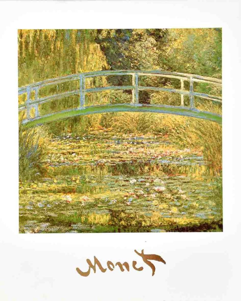 Claude Monet - The Water Lily Pond II Art Print — Poster Plus