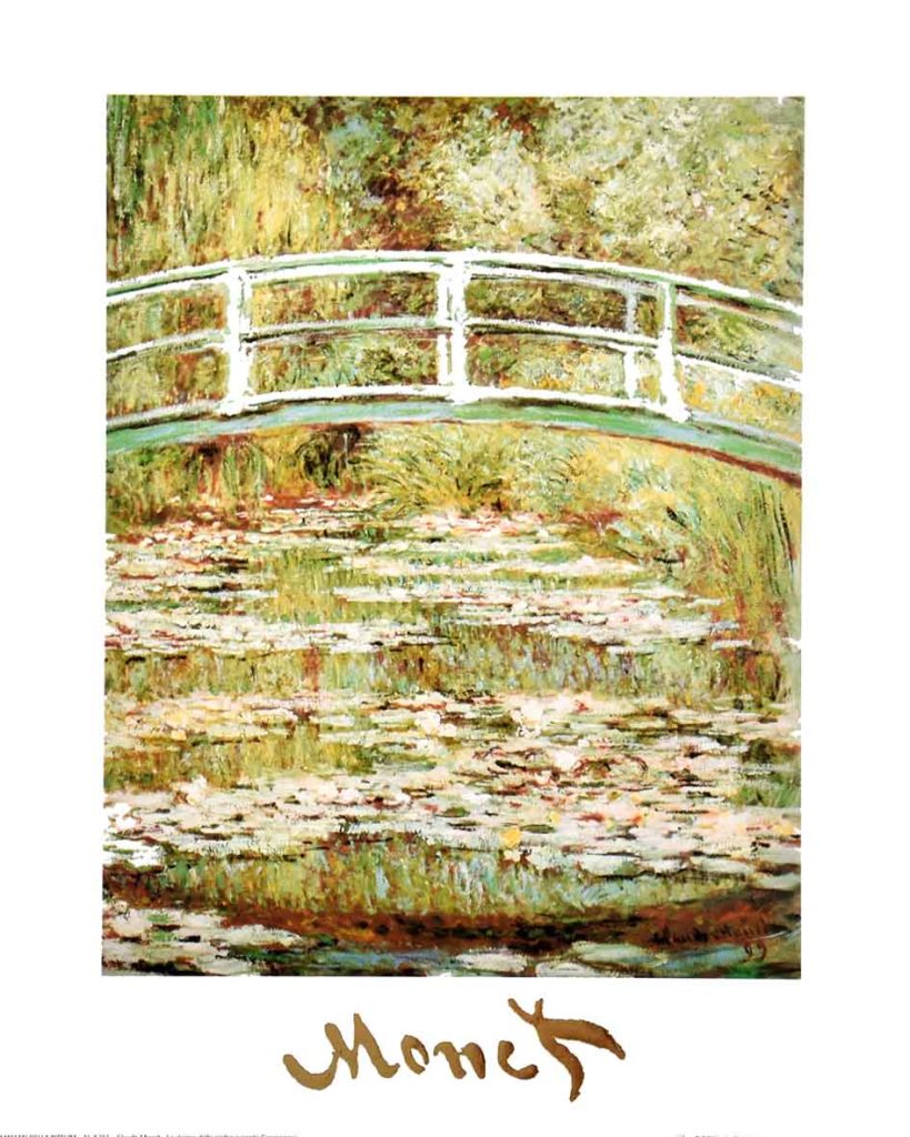 Claude Monet - The Water Lily Pond and the Japanese Bridge Art Print ...