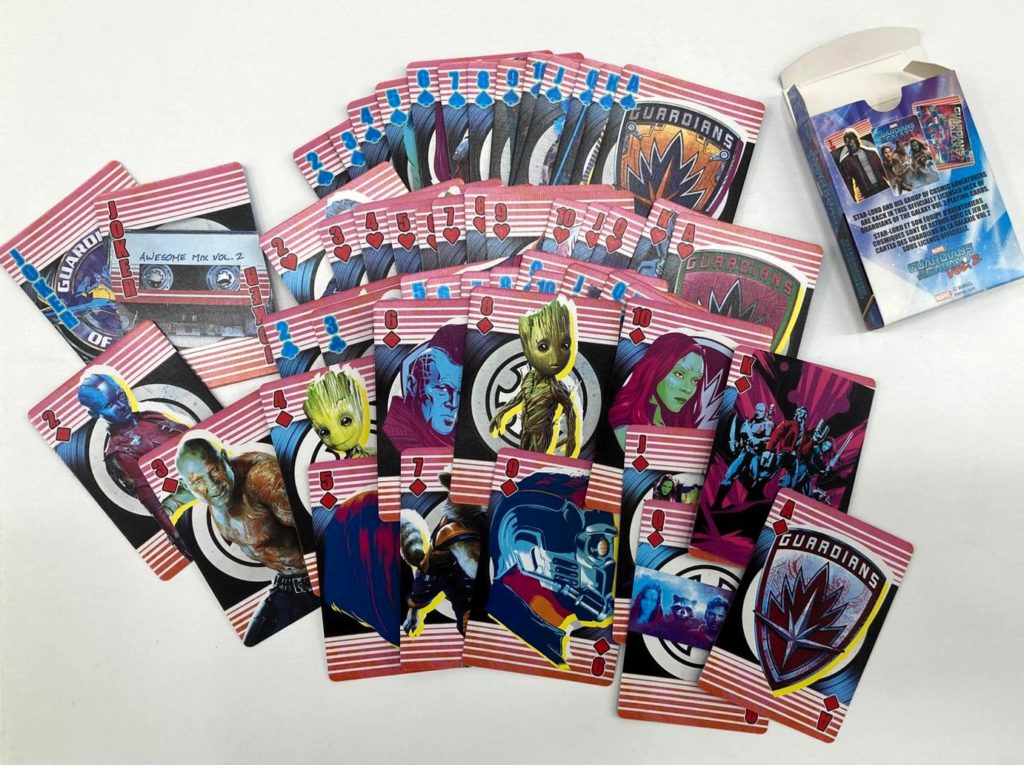 Marvel Guardians of the Galaxy 2 Movie Playing Cards – 25 Packs (Save ...