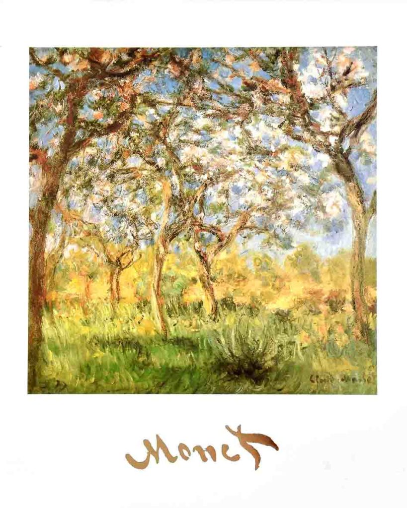 Claude Monet - The Spring Time Art Print — Poster Plus