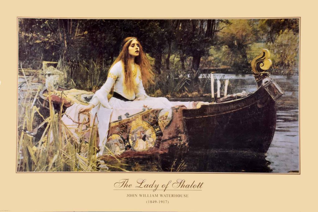 John William Waterhouse - The Lady of Shalott Poster — Poster Plus