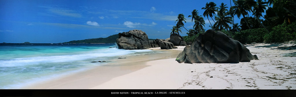 Tropical Beach La Digue Seychelles by David Noton Photographic Print ...