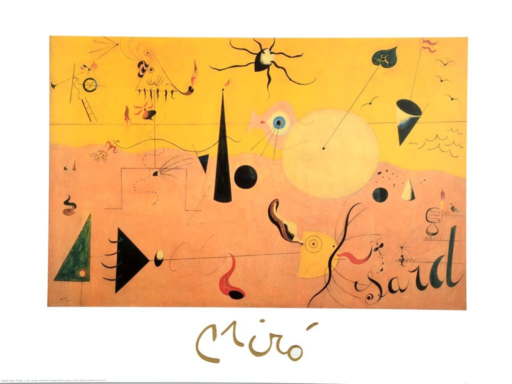 Joan Miro - Catalan Landscape (The Hunter) Art Print — Poster Plus