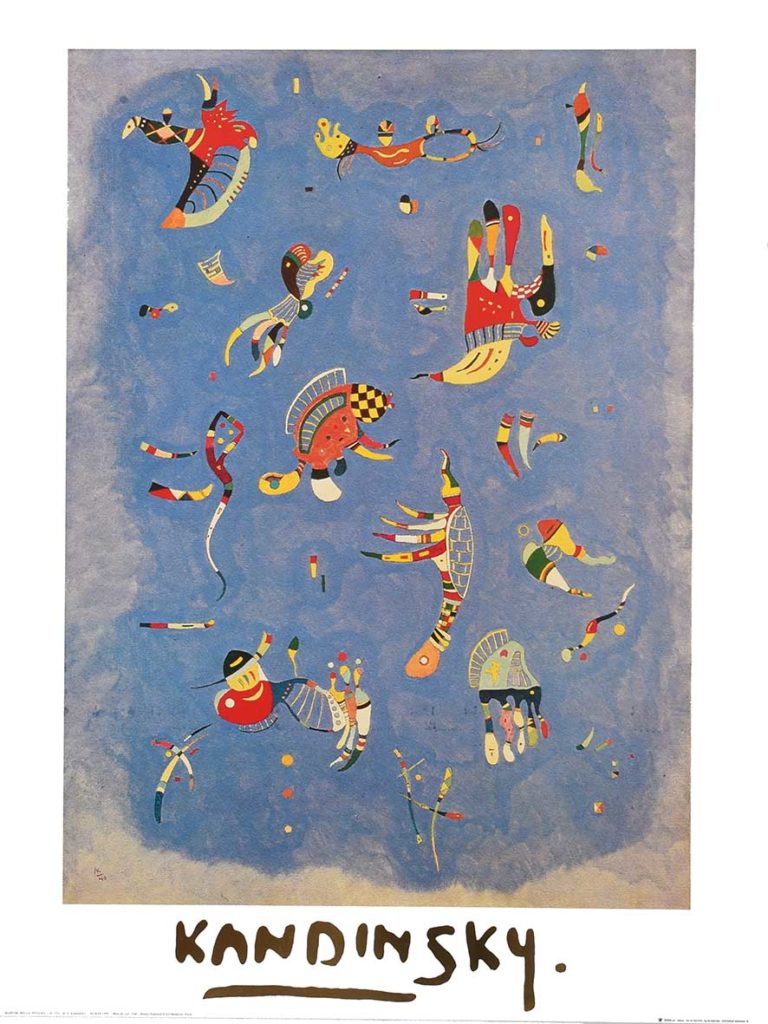 Wassily Kandinsky - Sky Blue 1940 Art Print — Poster Plus