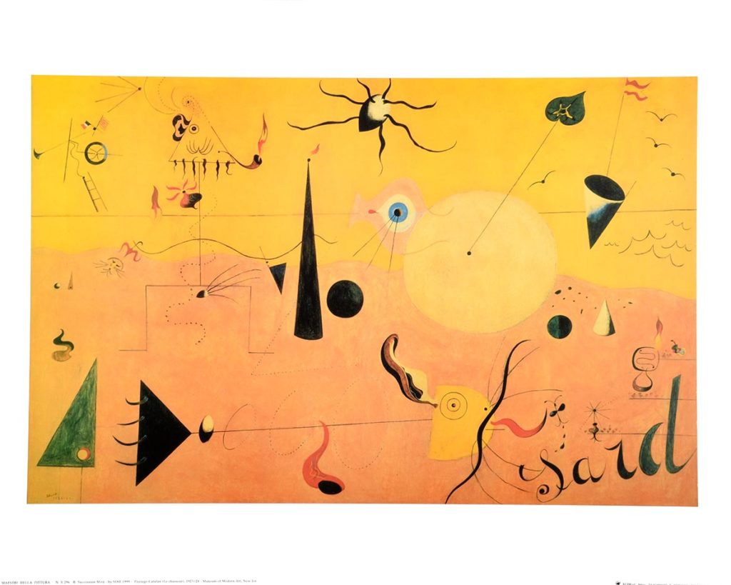 Joan Miro - Catalan Landscape (The Hunter), 1923 Art Print — Poster Plus