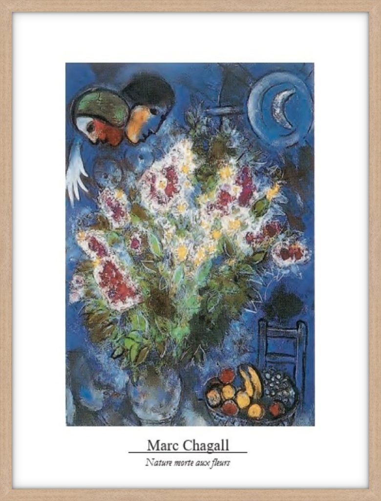 Chagall Still Life With Flowers Art Print — Poster Plus