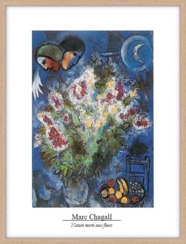 Chagall Still Life With Flowers Art Print — Poster Plus