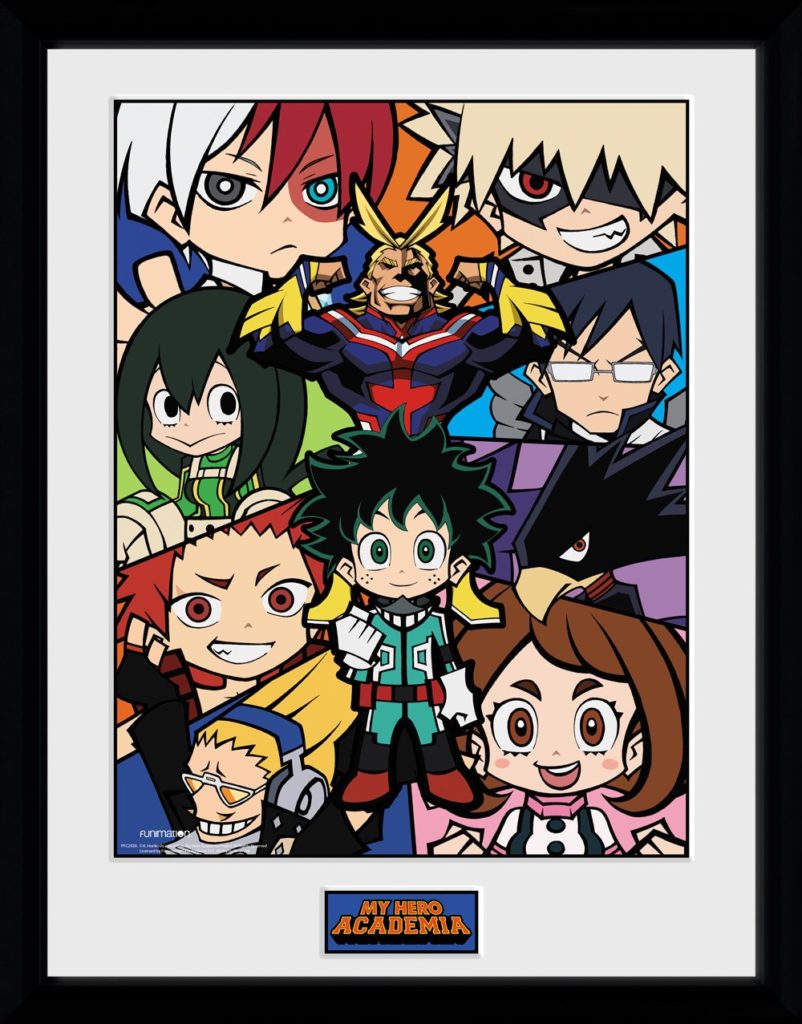 My Hero Academia Chibis Framed Collector Print — Poster Plus