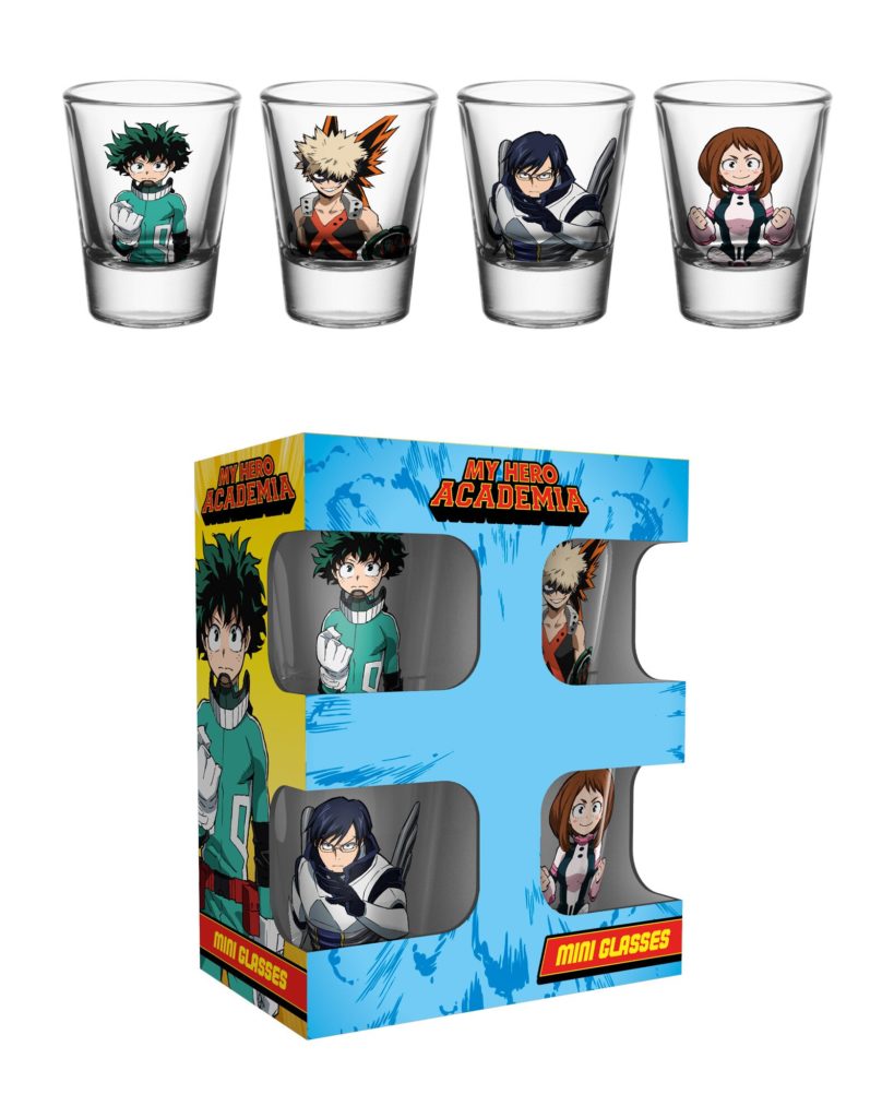 My Hero Academia Heroes Shot Glasses — Poster Plus