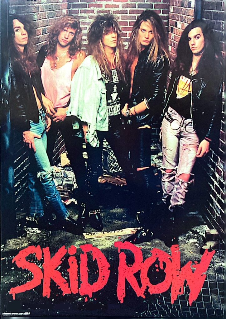 Skid Row Alley Band Poster (Published circa 1990, some wear) — Poster Plus