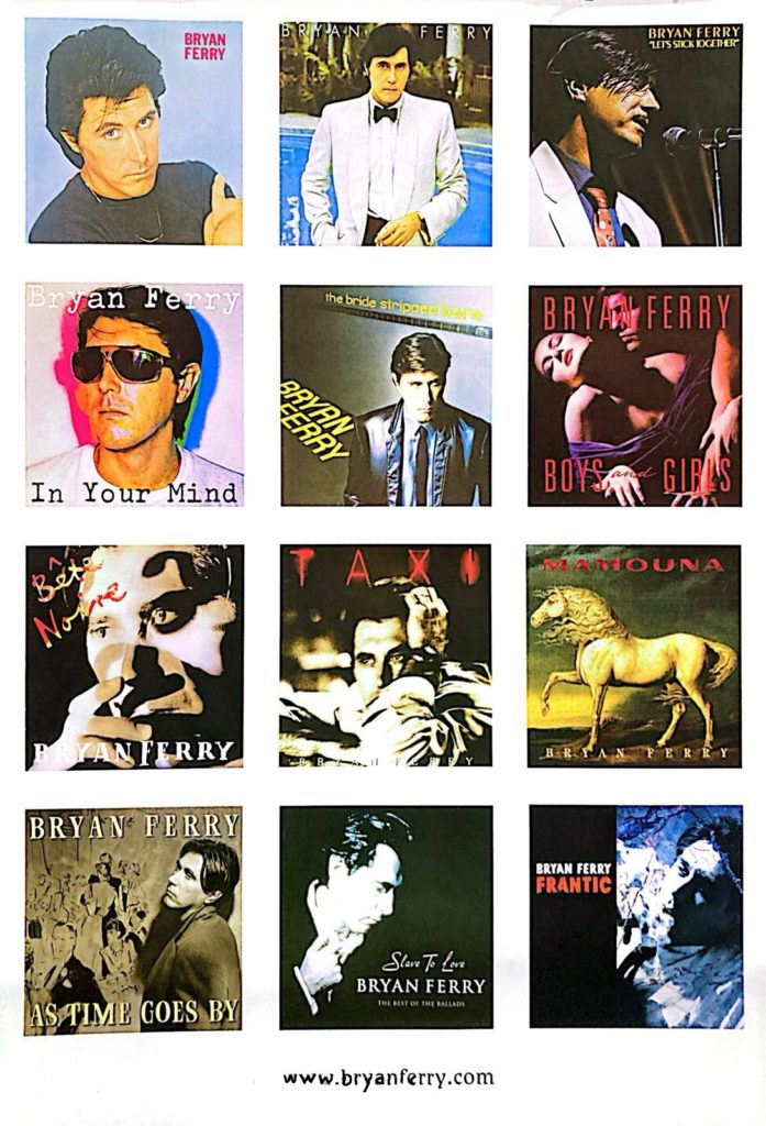 Bryan Ferry Album Covers Poster (Published 2002, some wear) — Poster Plus