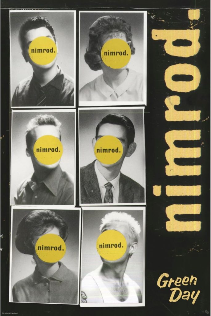 Green Day Nimrod Album Cover Poster — Poster Plus Australia