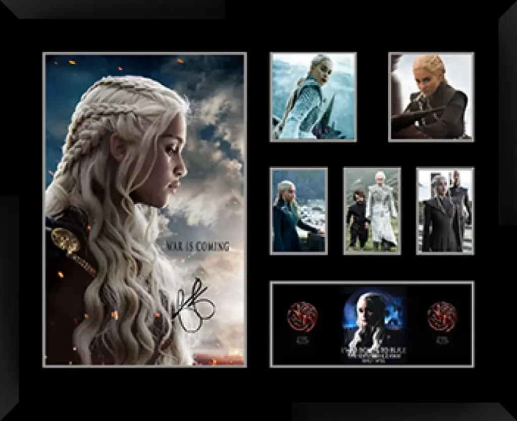 Game Of Thrones Daenerys Targaryen Double Matted Photo Collage In A ...