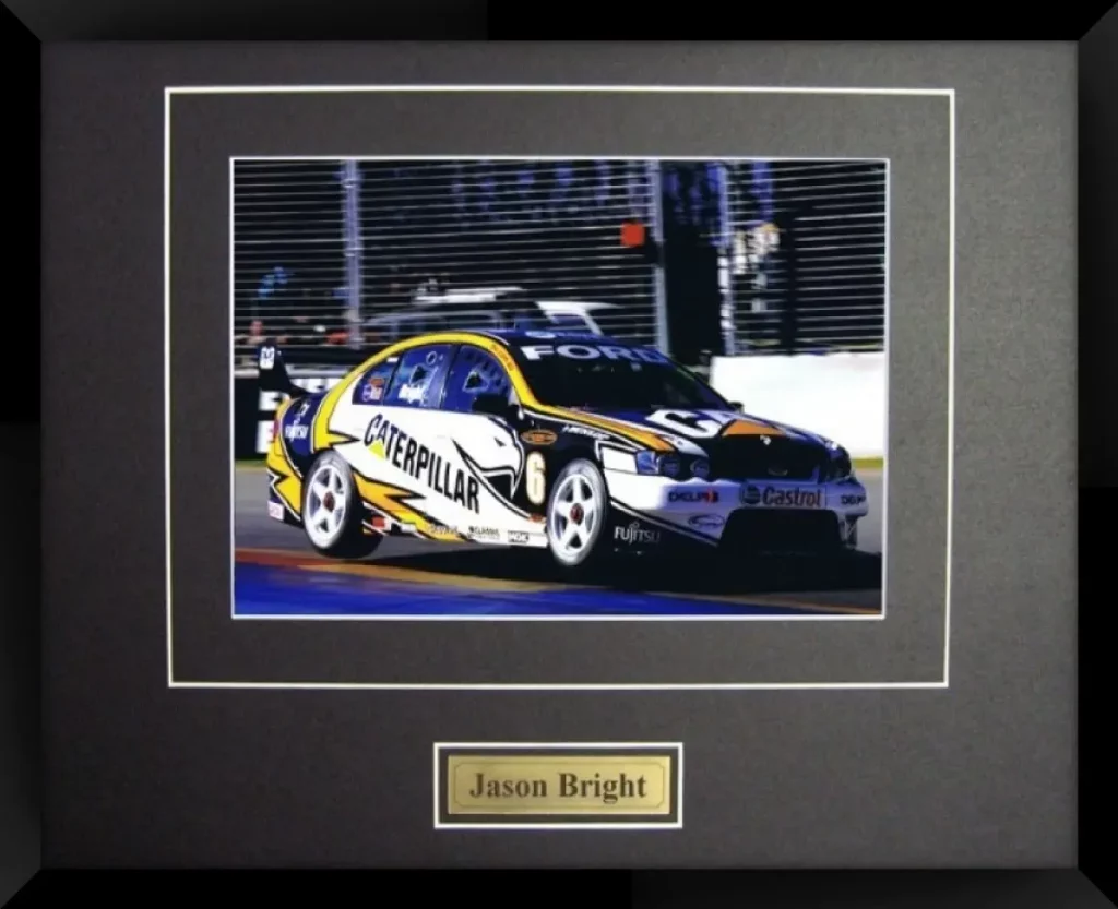 Jason Bright Car Matted And Framed Photo — Poster Plus
