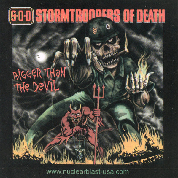Stormtroopers Of Death Bigger Than The Devil Album Cover Peel and Stick ...