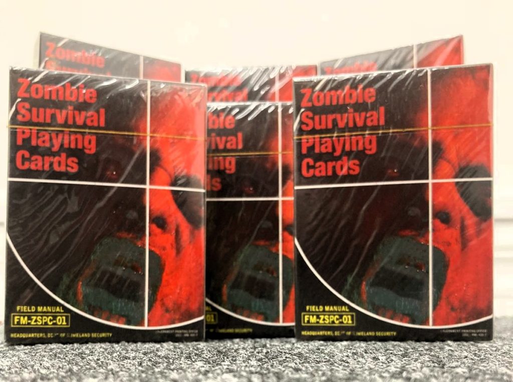 Zombie Survival Playing Cards – 10 Packs (Save 20% off sale price ...